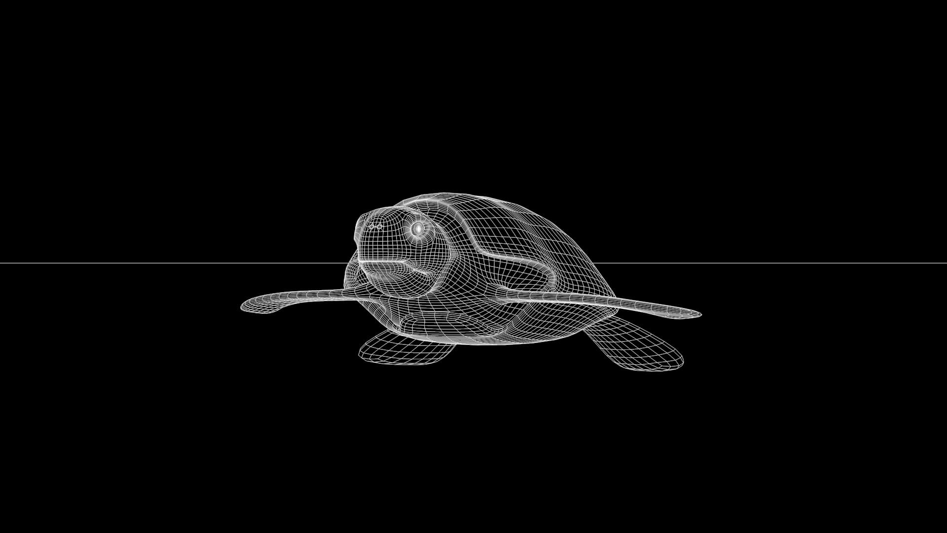 Sea Turtle - 3D Model by renatodalle