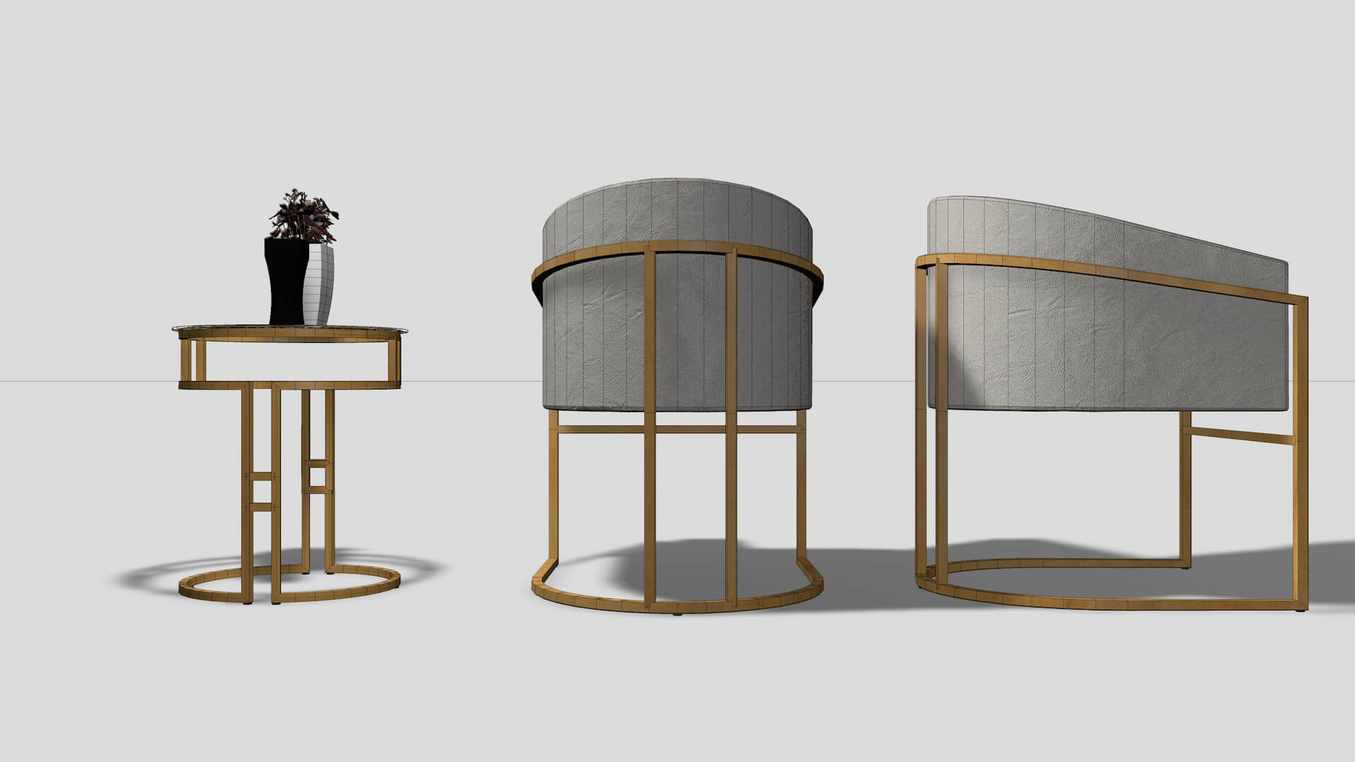 Sofa Kit Poltronas Decor - 3D Model by renatodalle