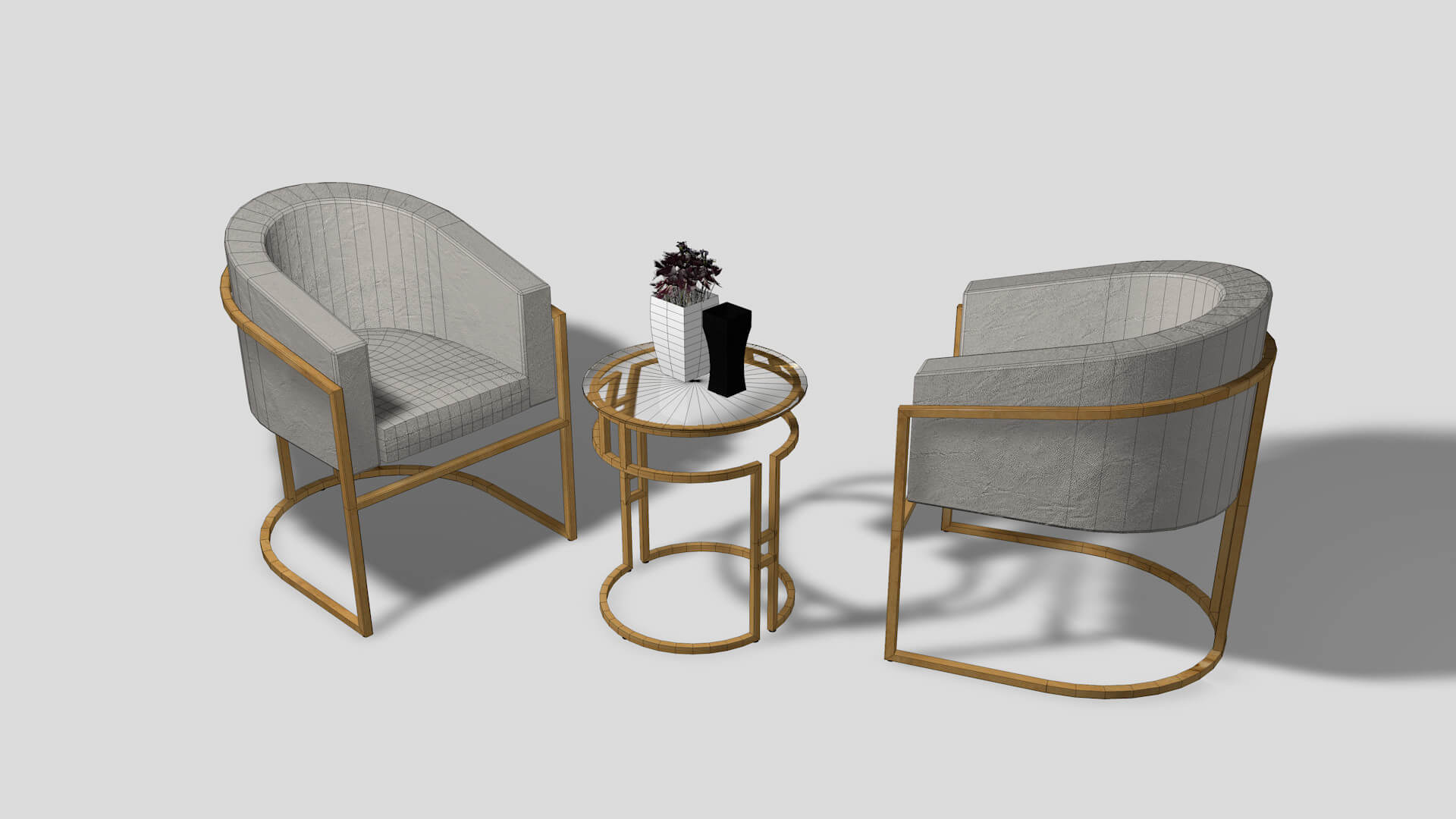 Sofa Kit Poltronas Decor - 3D Model by renatodalle