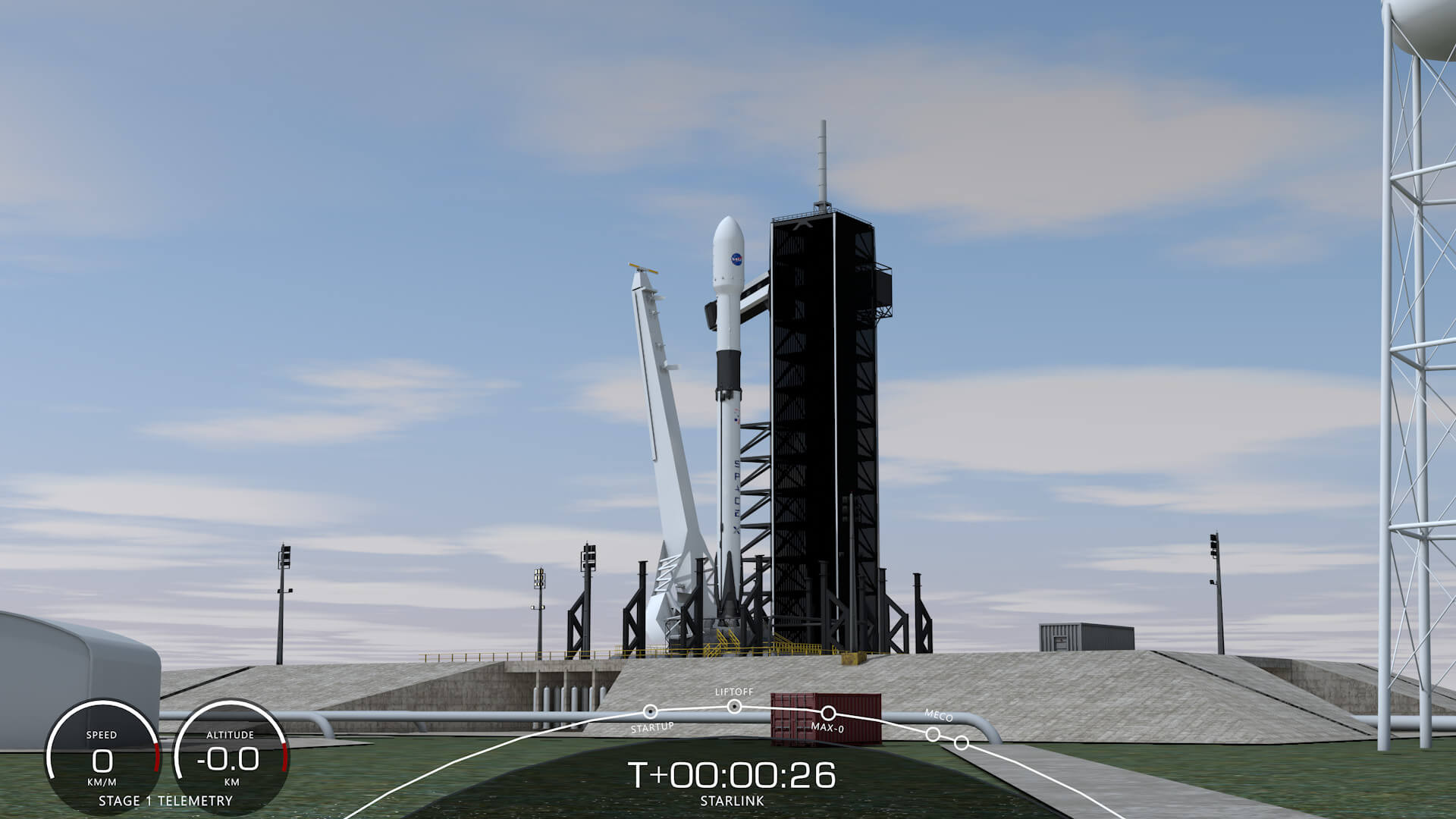 SpaceX Kennedy-Center Base 3D Model by renatodalle