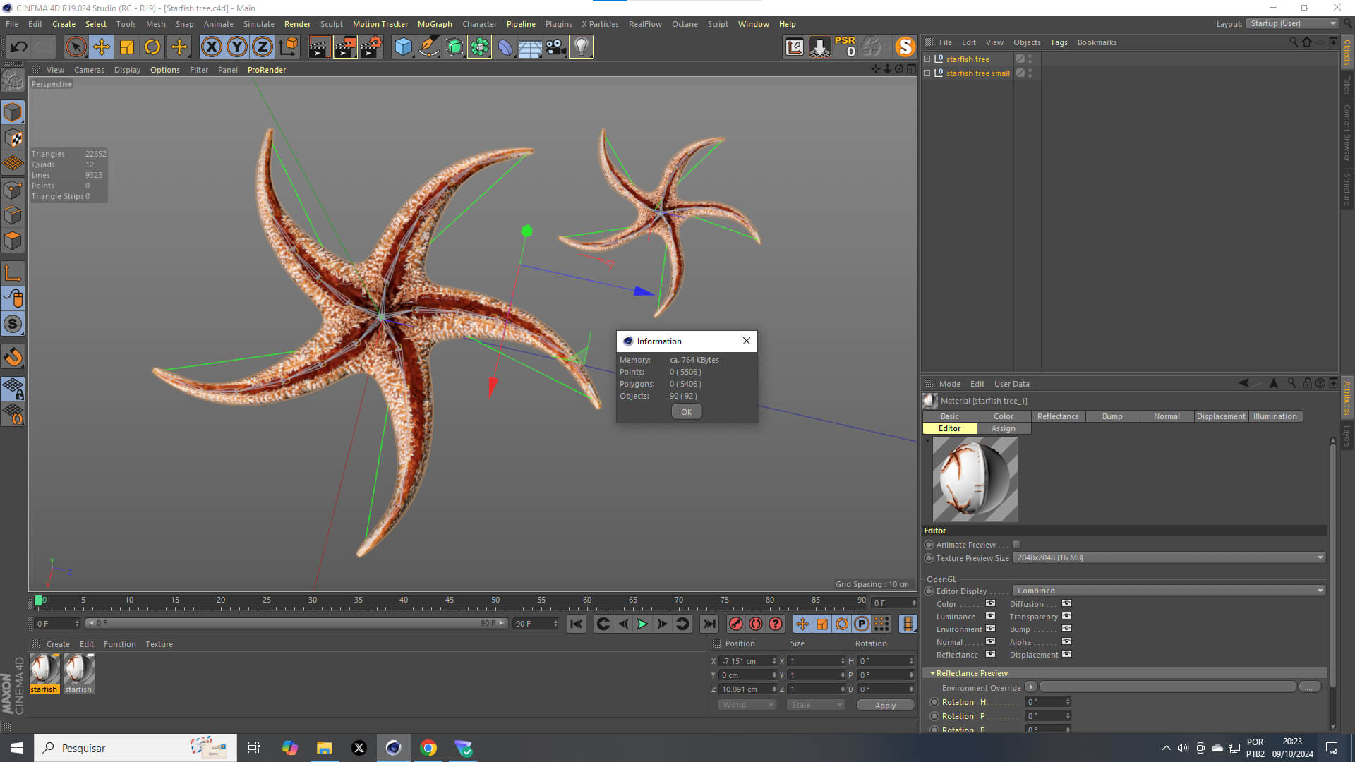 Starfish Tree - 3D Model by renatodalle