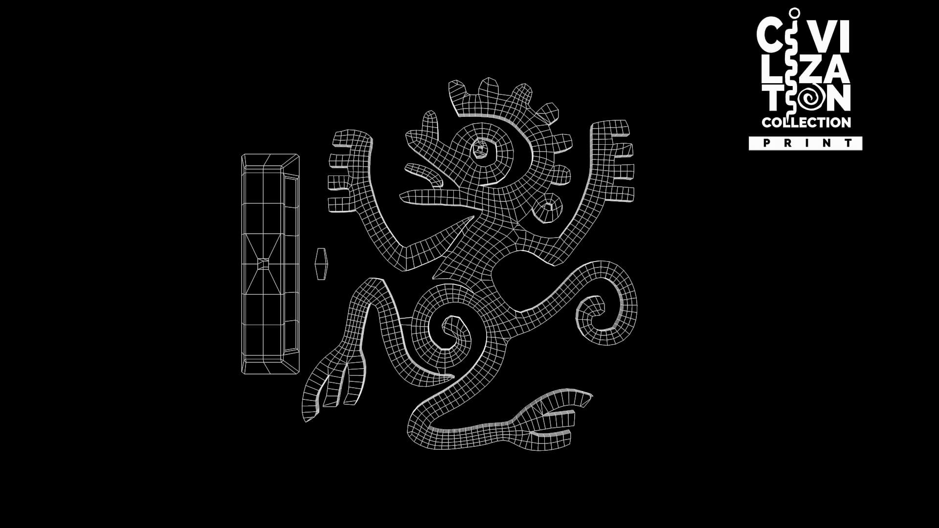 Symbol Civilization 001 - 3D Model by renatodalle