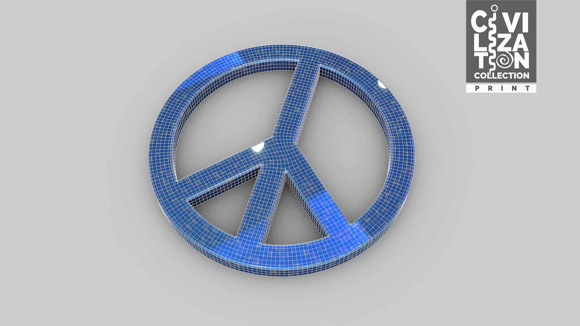Symbol Peace - 3D Model by renatodalle