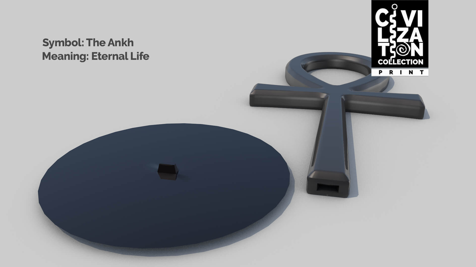 Symbol The Ankh - 3D Model by renatodalle