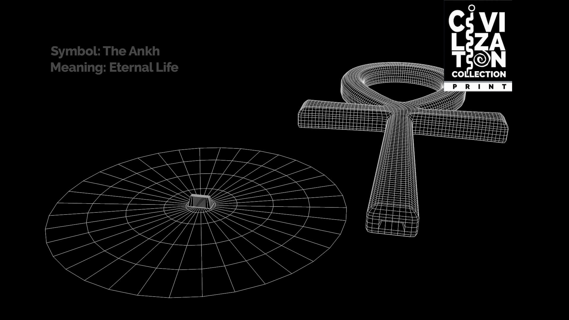 Symbol The Ankh - 3D Model by renatodalle