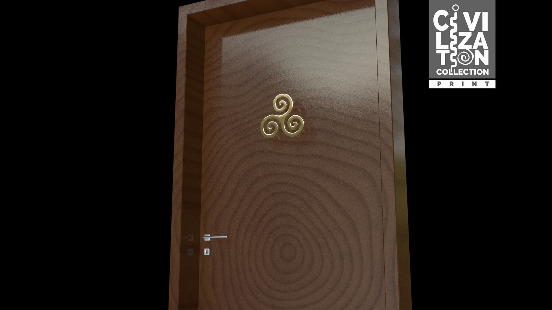 Symbol Triskle - 3D Model by renatodalle