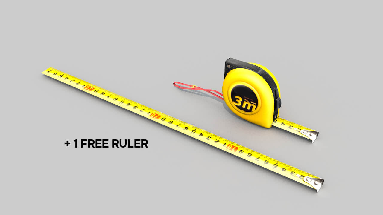 Tape Measure - 3D Model by renatodalle