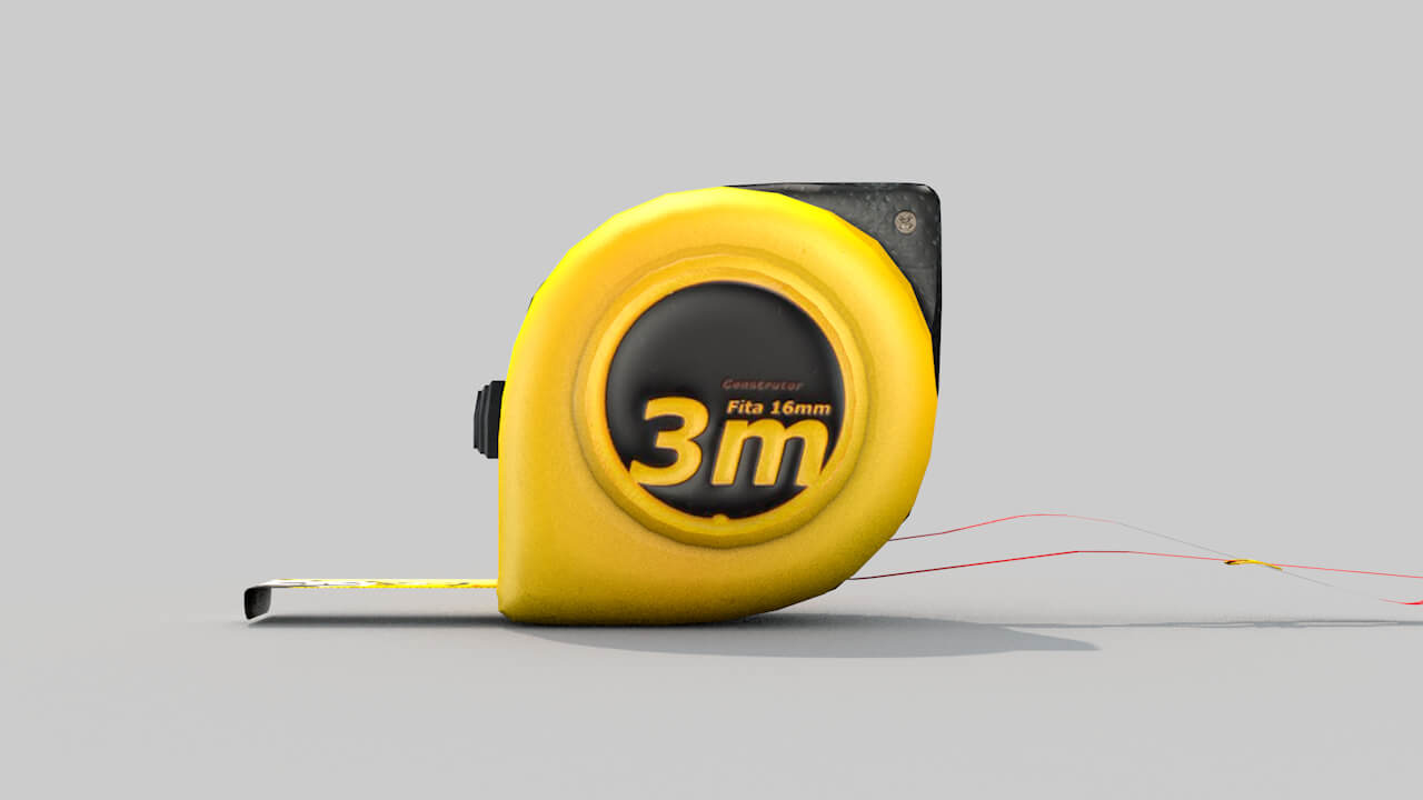 Tape Measure - 3D Model by renatodalle