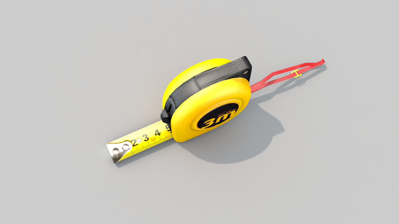 Tape Measure - 3D Model by renatodalle
