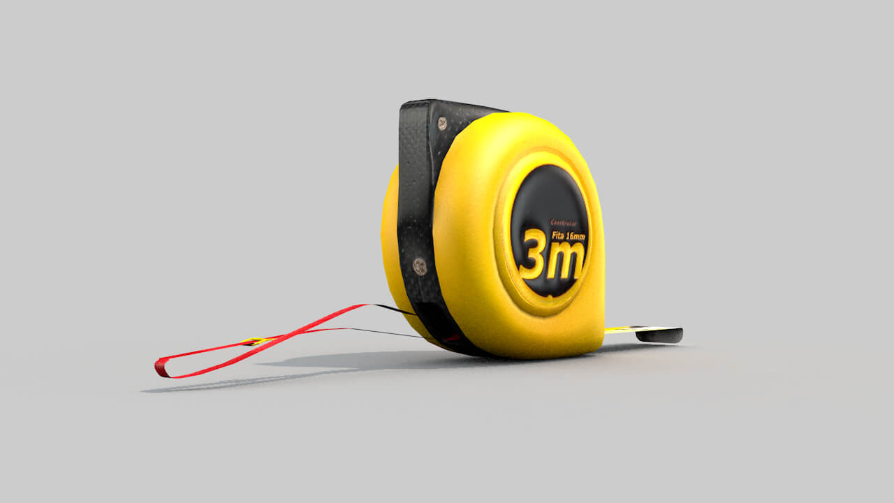 Tape Measure - 3D Model by renatodalle