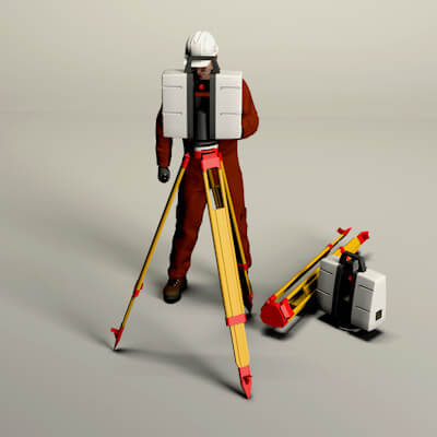 Taqueometros Full Station - 3D Model by renatodalle