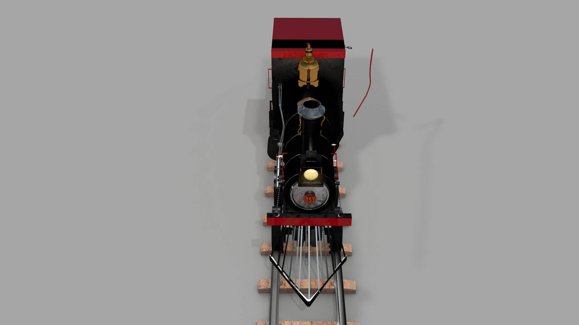 Train 1891 A. J. Huber - 3D Model by renatodalle