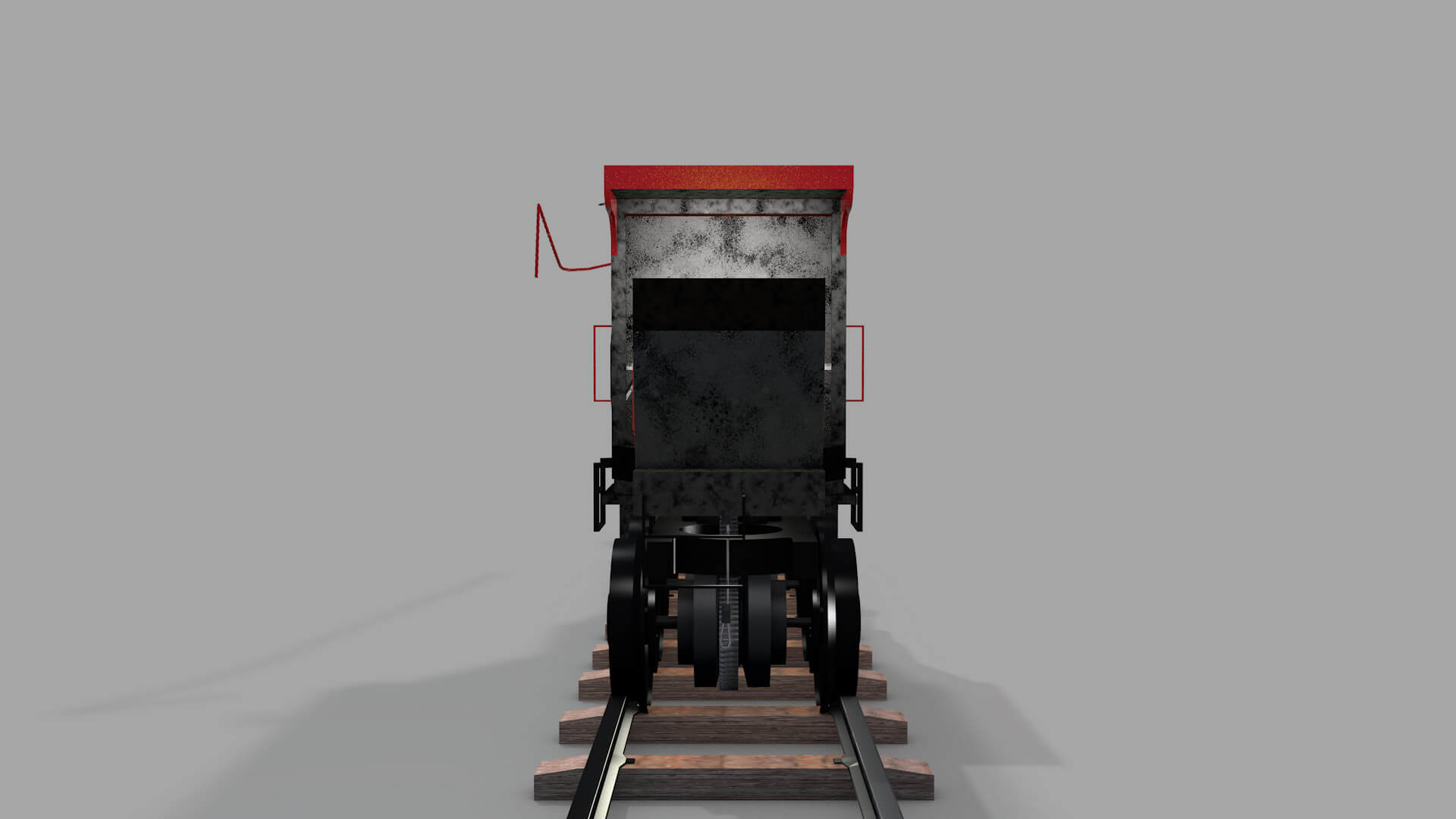 Train 1891 A. J. Huber - 3D Model by renatodalle