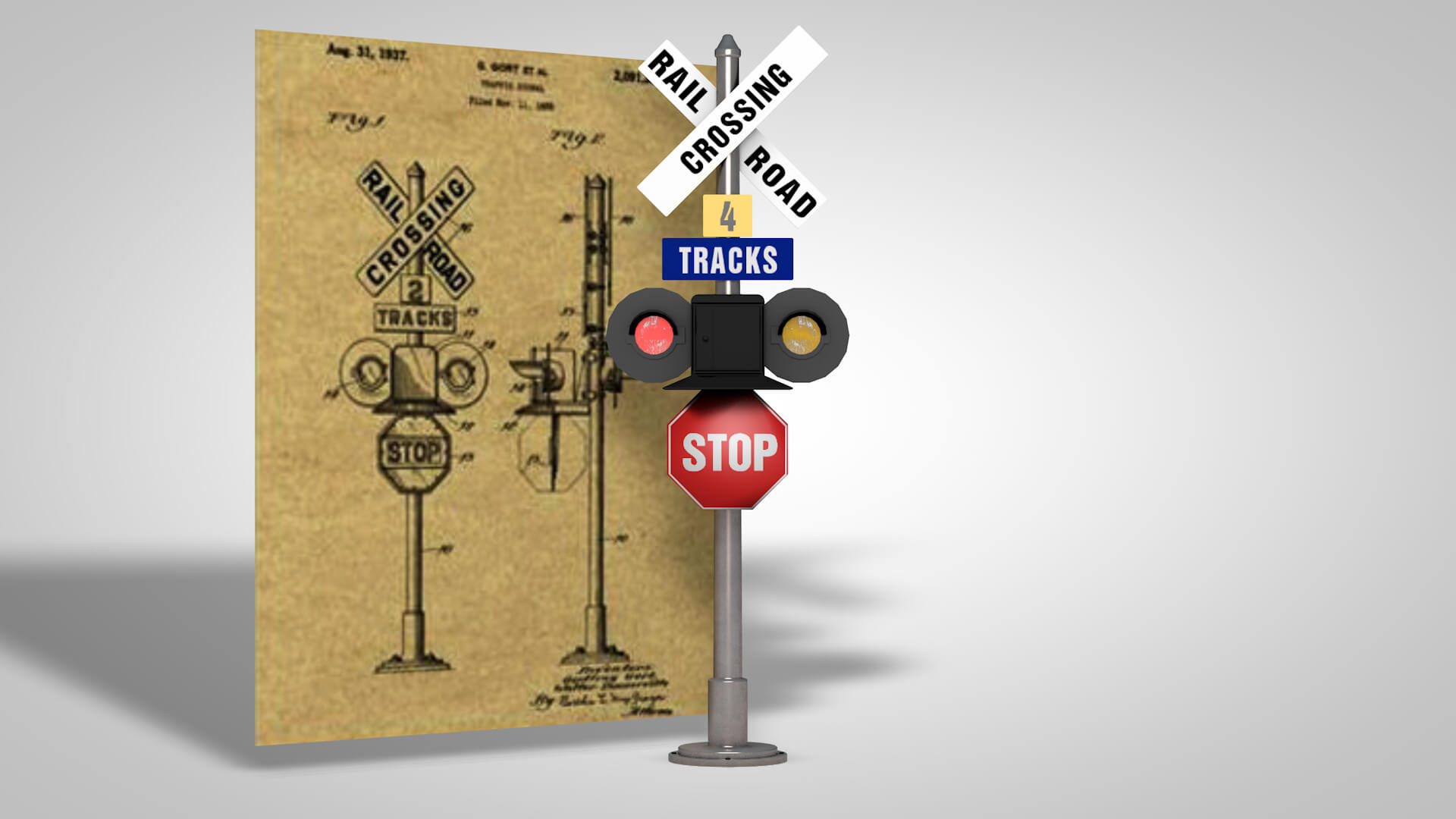 Train Signal - 3D Model by renatodalle