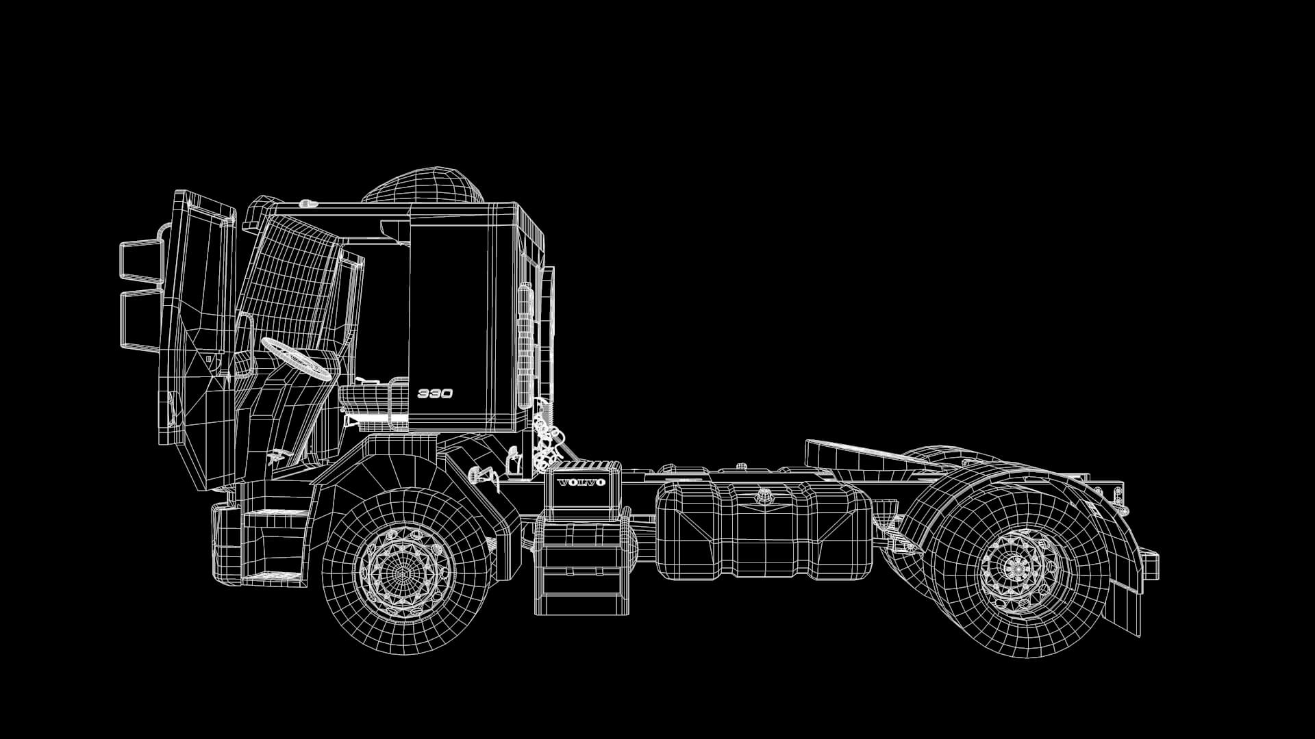 Volvo 330Vm Truck - 3D Model by renatodalle