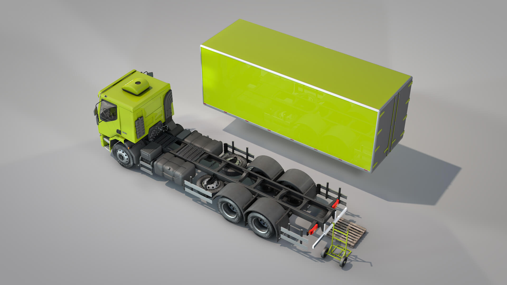 Volvo Truck Box - 3D Model by renatodalle