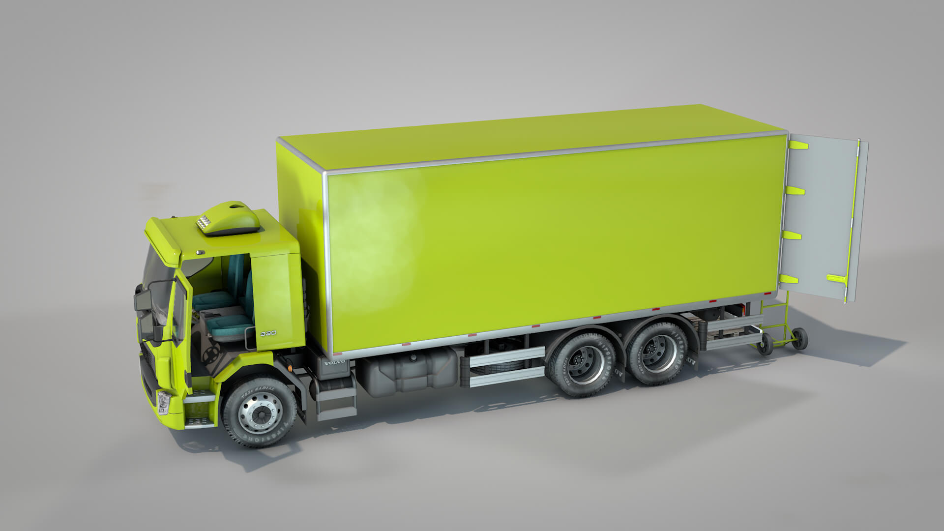 Volvo Truck Box - 3D Model by renatodalle