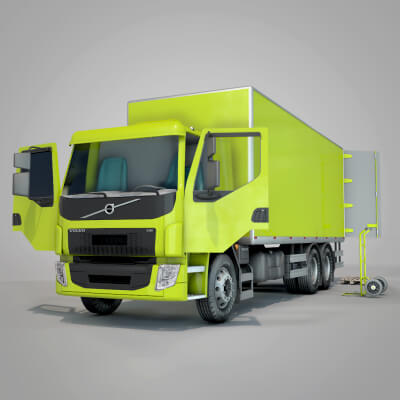 Volvo Truck Box - 3D Model by renatodalle