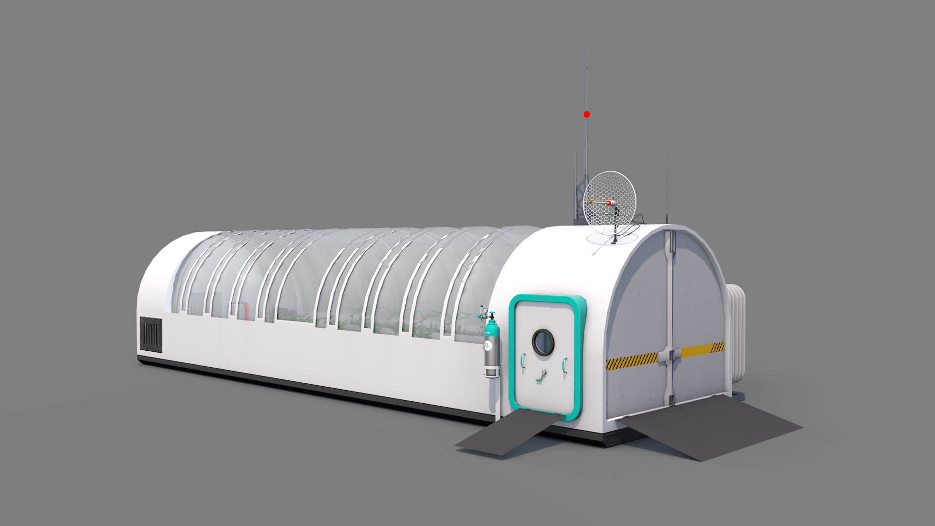 Lunar Laboratory Greemhouse - 3D Model by renatodalle