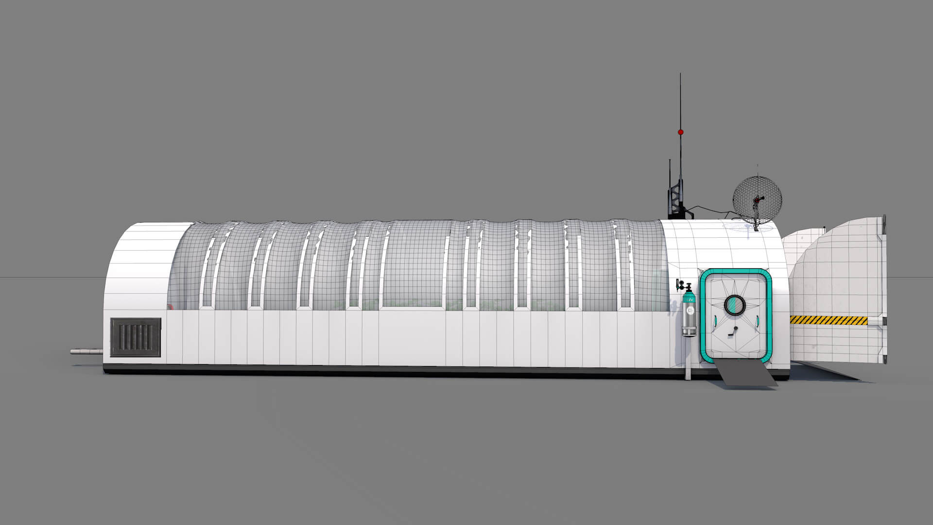 Lunar Laboratory Greemhouse - 3D Model by renatodalle