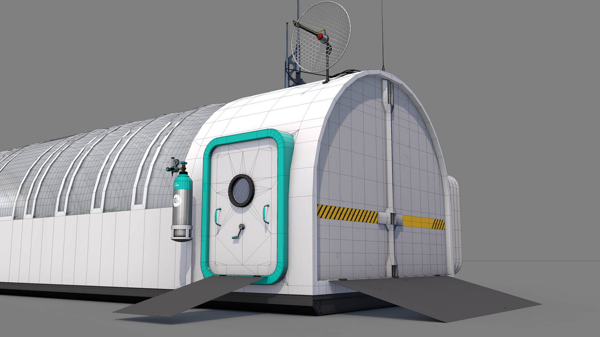 Lunar Laboratory Greemhouse - 3D Model by renatodalle