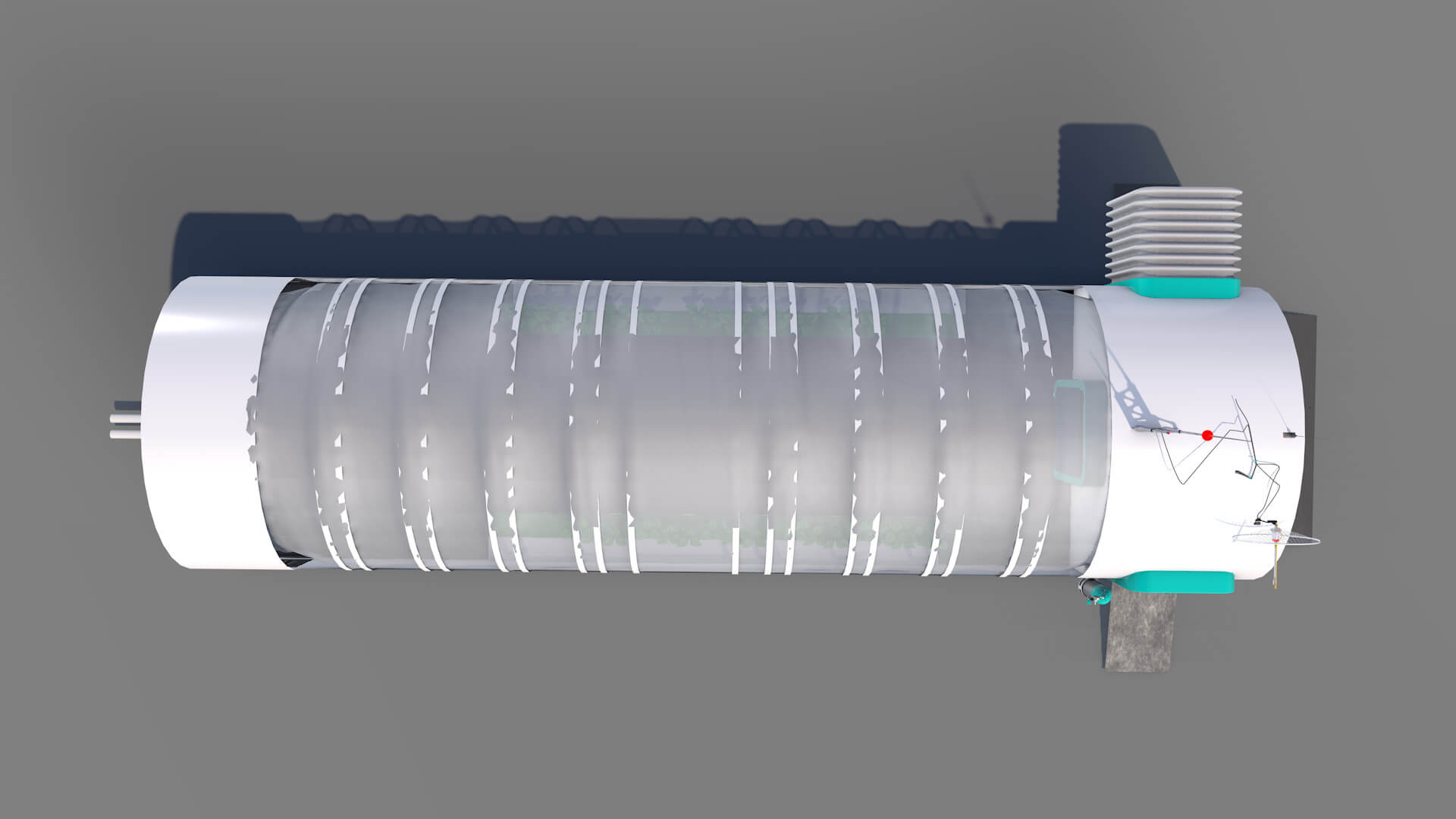 Lunar Laboratory Greemhouse - 3D Model by renatodalle