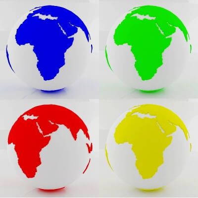 All World Sphere - 3D Model by RenDer Here
