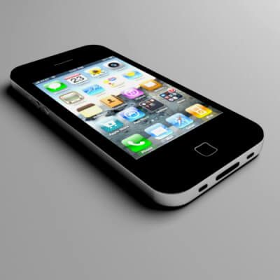 Apple iPhone Black - 3D Model by RenDer Here