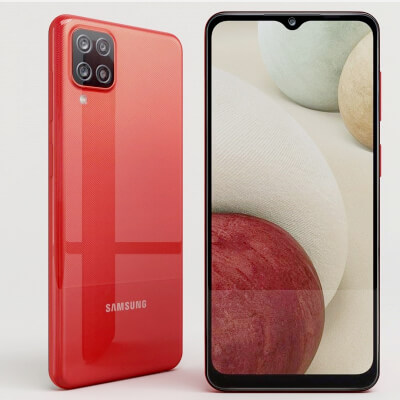 Samsung Galaxy A12 Red - 3D Model by RenDer Here