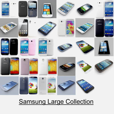 Samsung Mobile Large Collection - 3D Model by RenDer Here