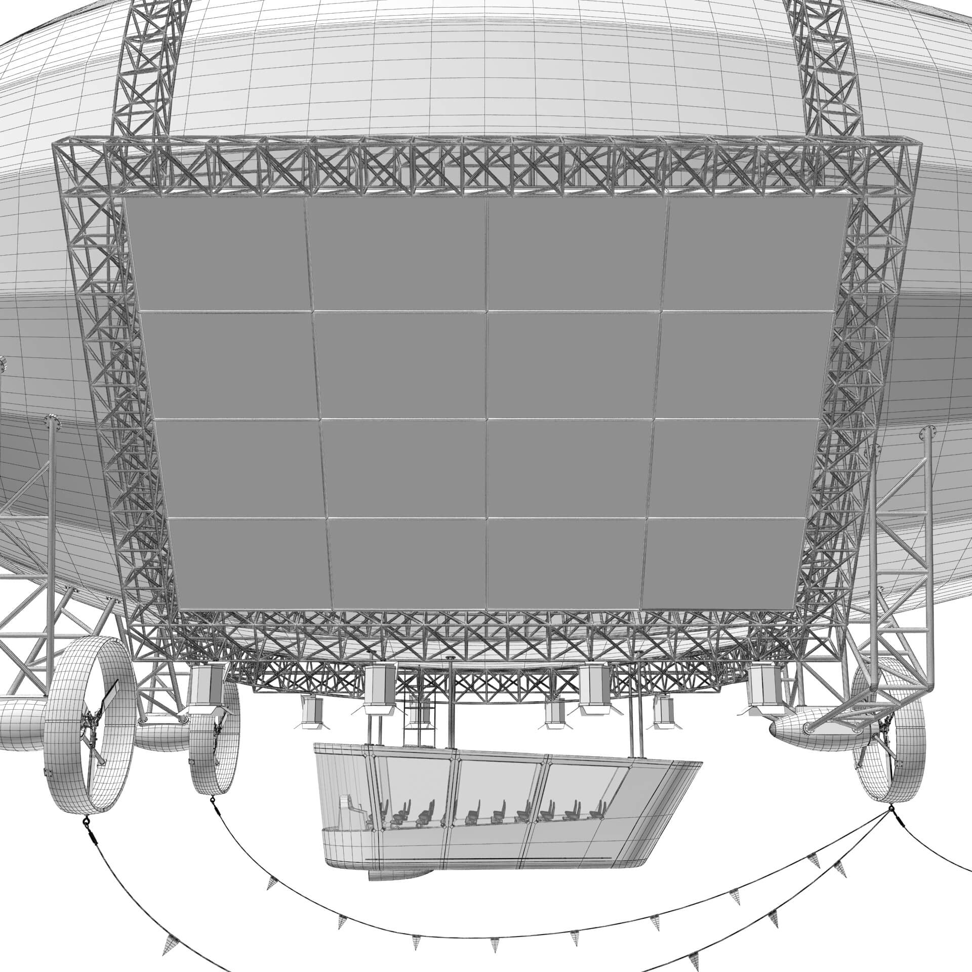 Advertising Zeppelin Coca-Cola 3D Model by RenderBlade