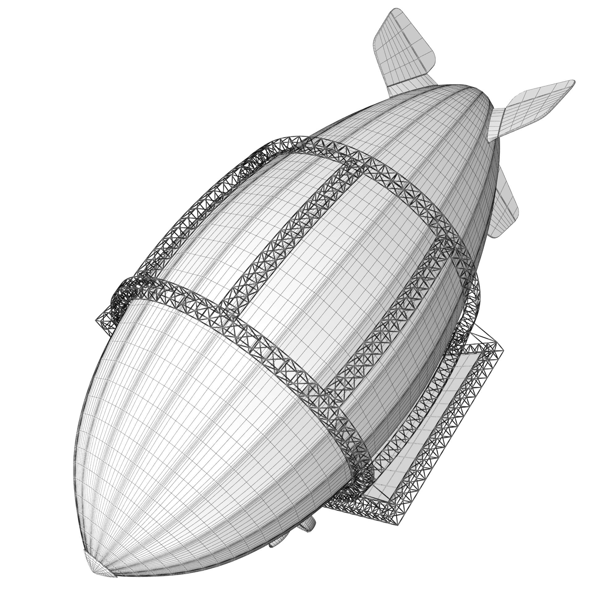 Advertising Zeppelin Pepsi - 3D Model by RenderBlade