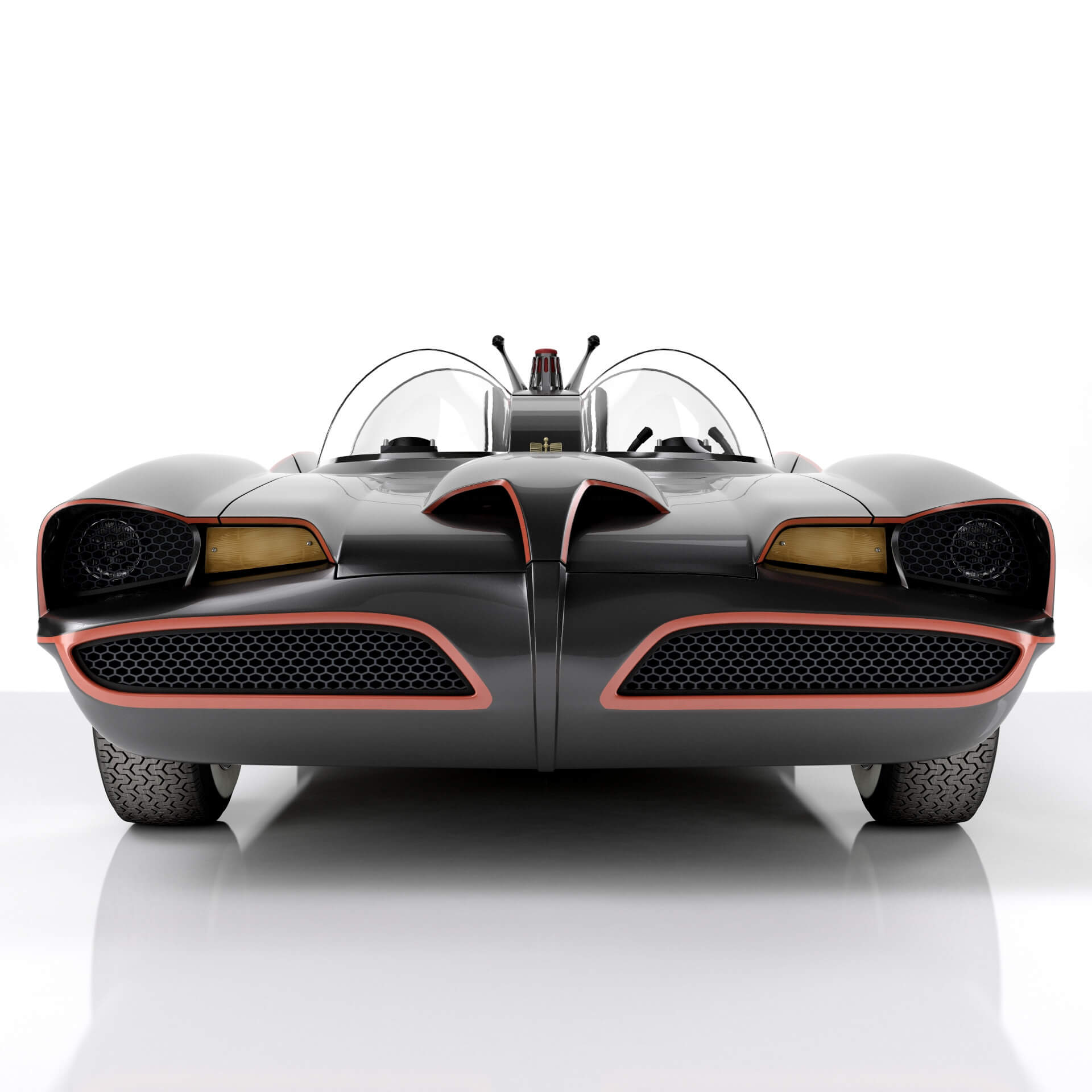 Batmobile 1966 - 3D Model by RenderBlade