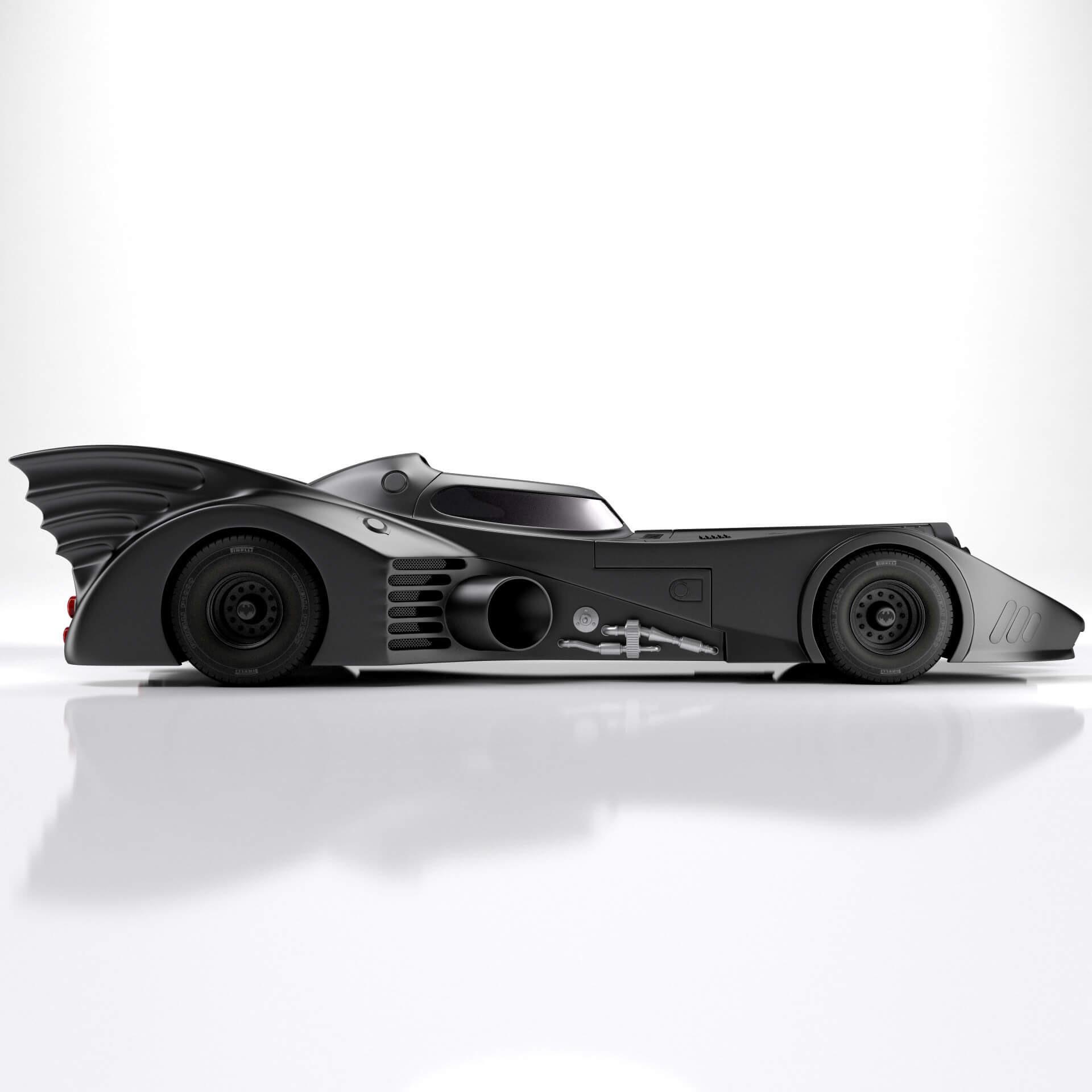 Batmobile 1989 - 3D Model by RenderBlade