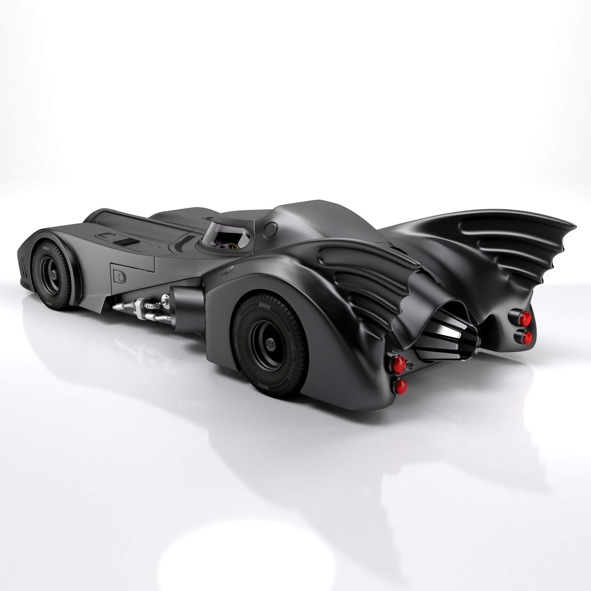 Batmobile 1989 - 3D Model by RenderBlade