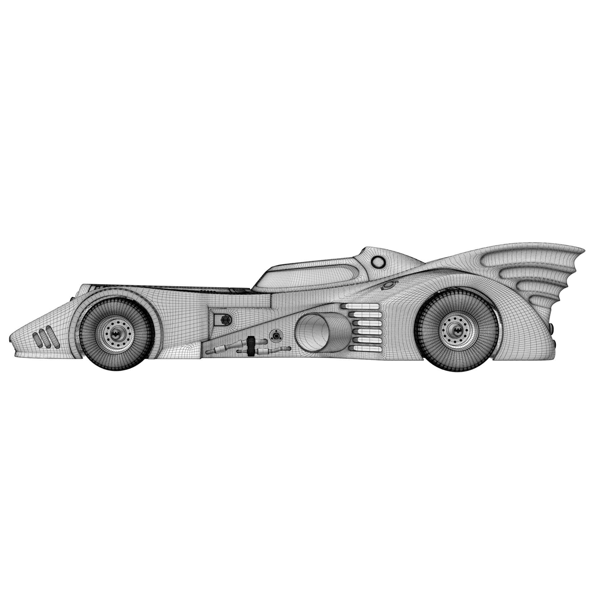 1989 Batmobile Blueprints