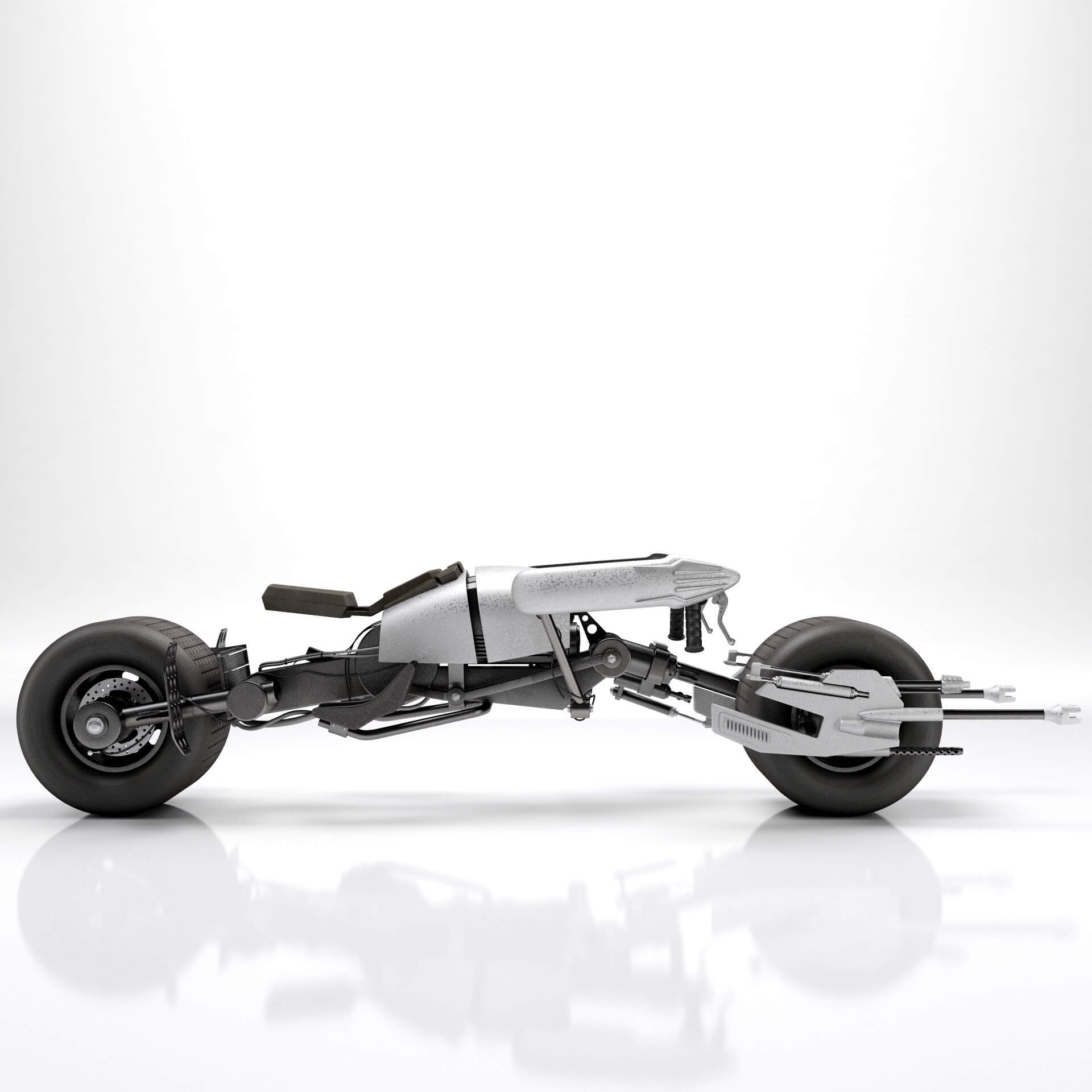 Batpod The Dark Knight - 3D Model by RenderBlade