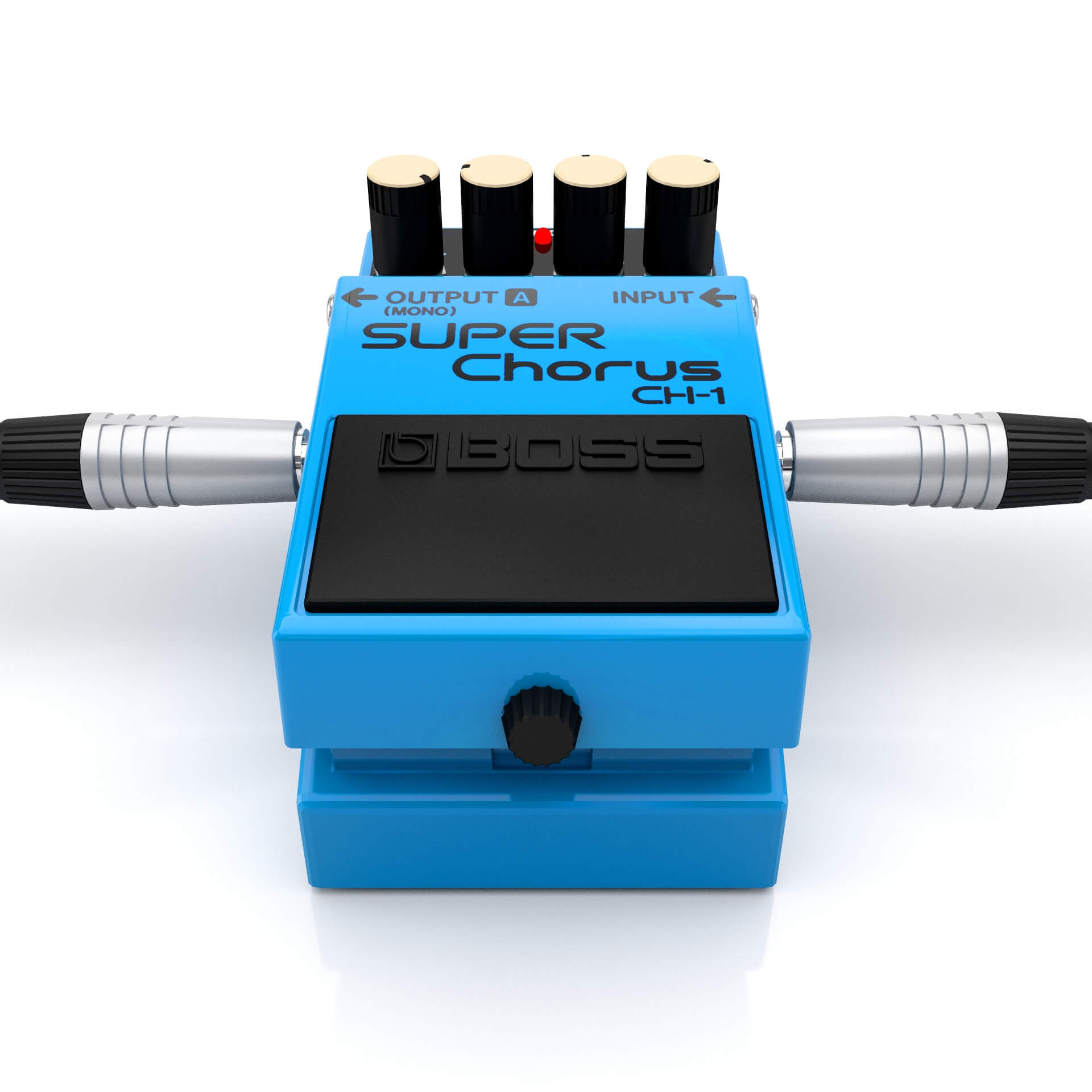 Boss Chorus CH-1 Guitar Effect Pedal 3D Model by RenderBlade