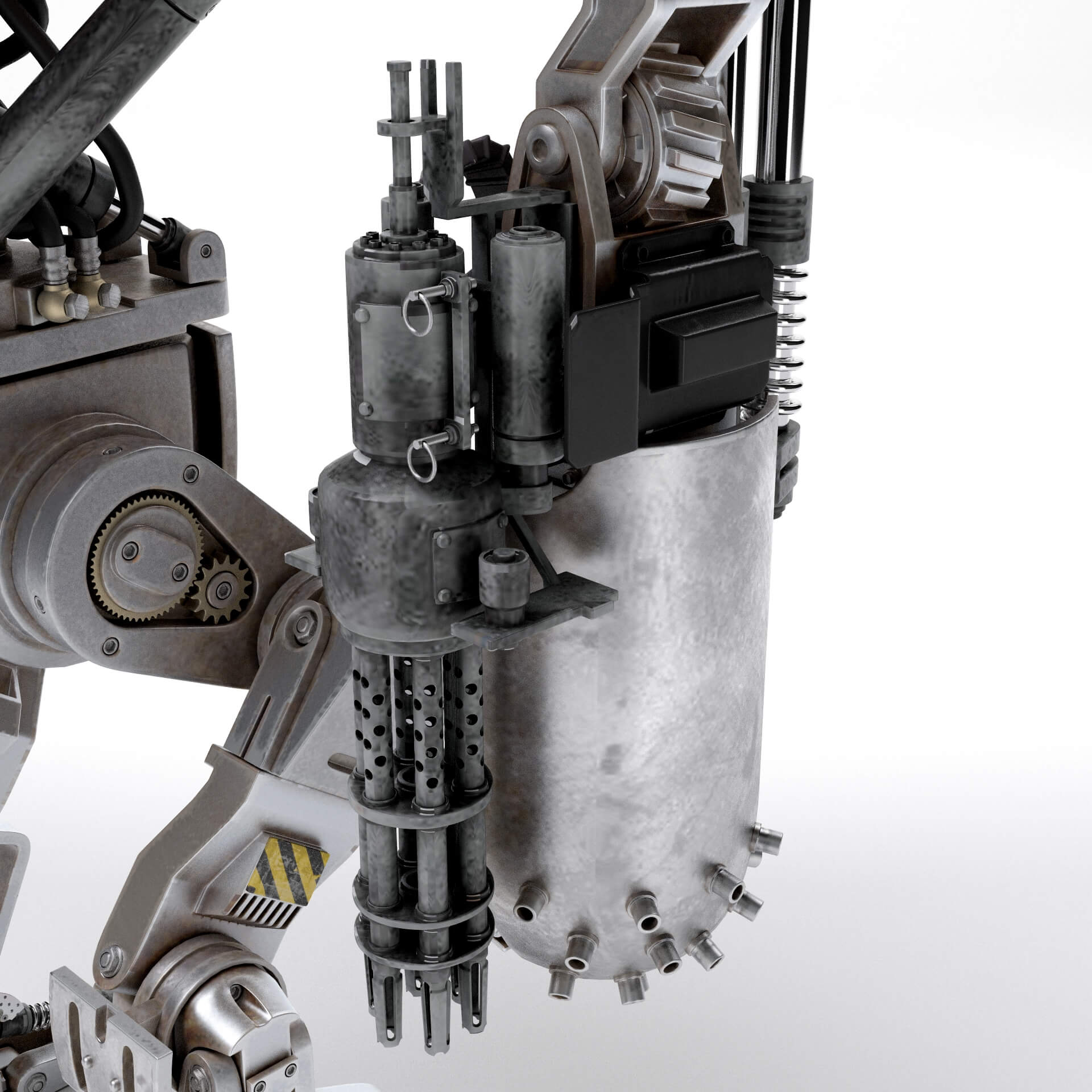 Cain RoboCop 2 Movie 1990 - 3D Model by RenderBlade