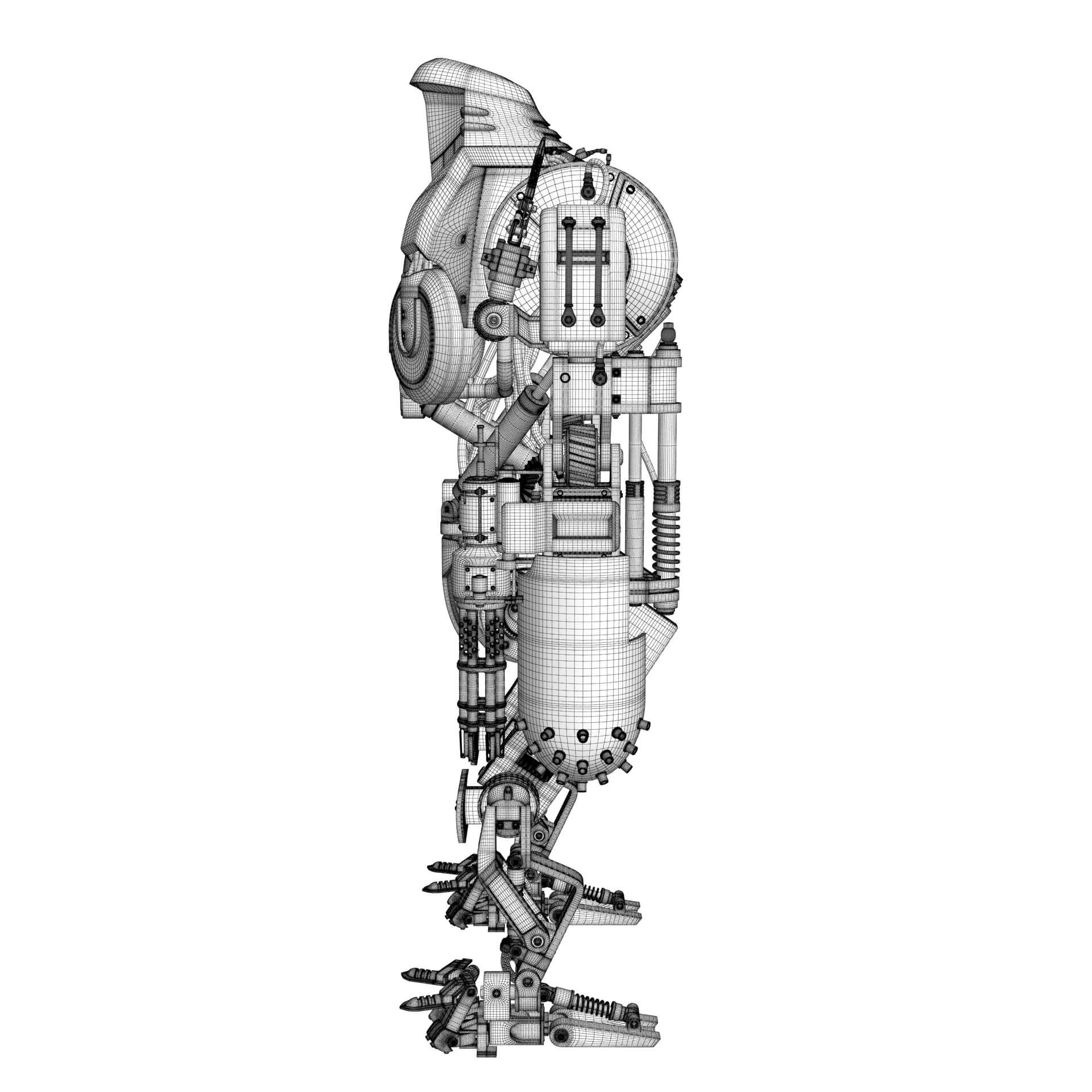 Cain RoboCop 2 Movie 1990 - 3D Model by RenderBlade