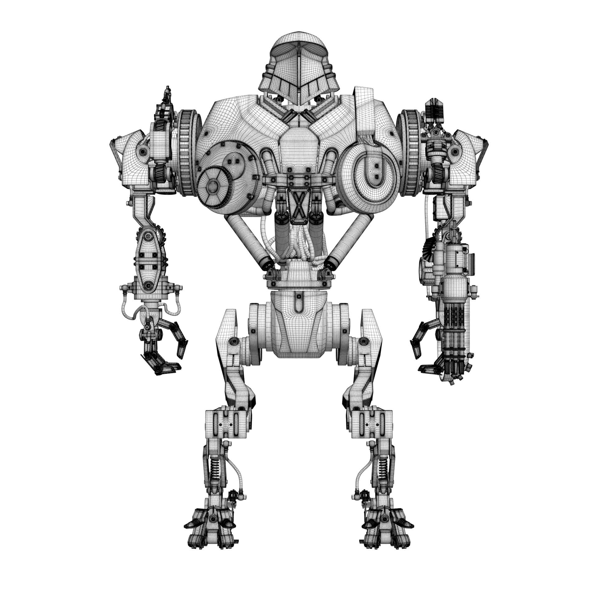 Cain RoboCop 2 Movie 1990 - 3D Model by RenderBlade