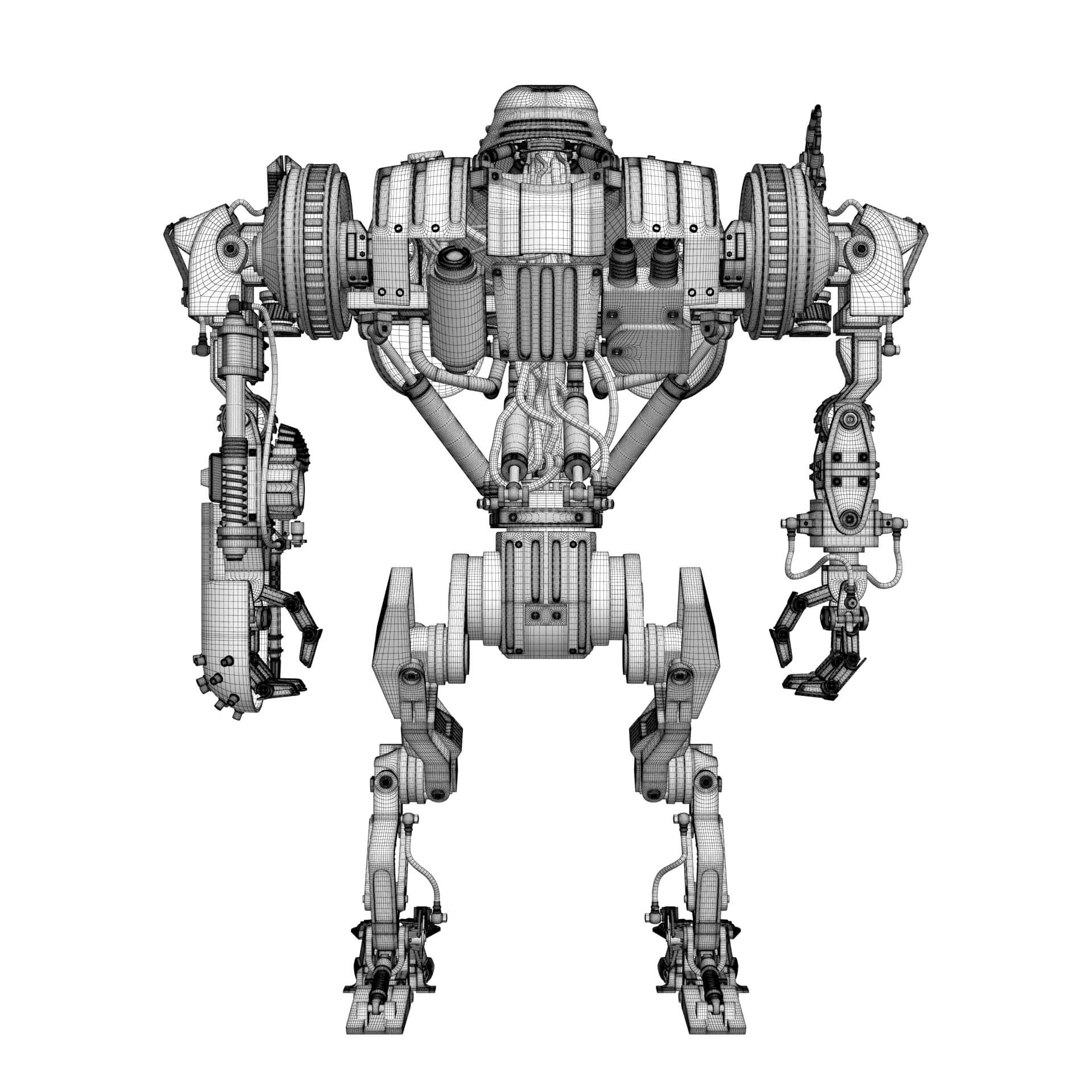 Cain RoboCop 2 Movie 1990 - 3D Model by RenderBlade