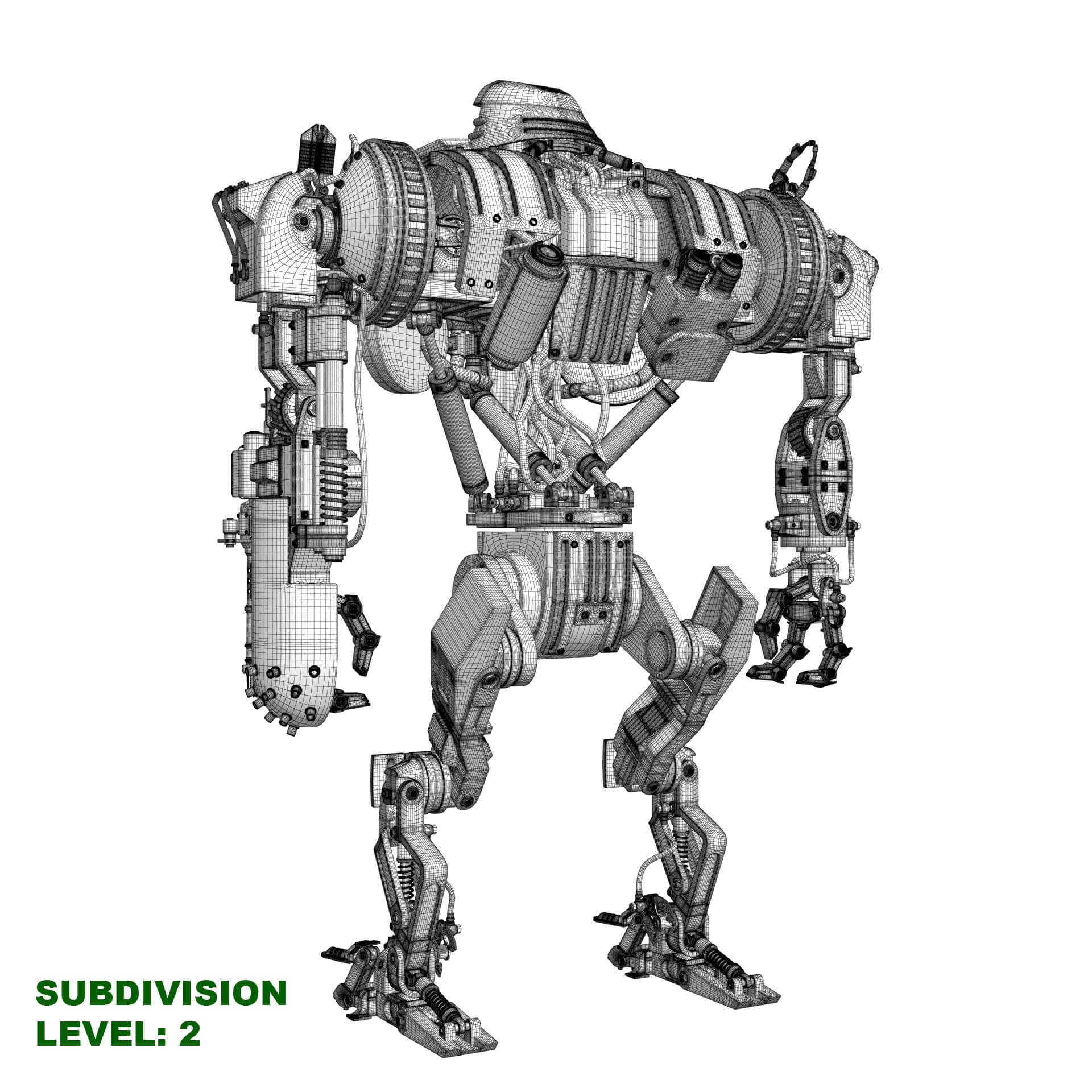 Cain RoboCop 2 Movie 1990 - 3D Model by RenderBlade