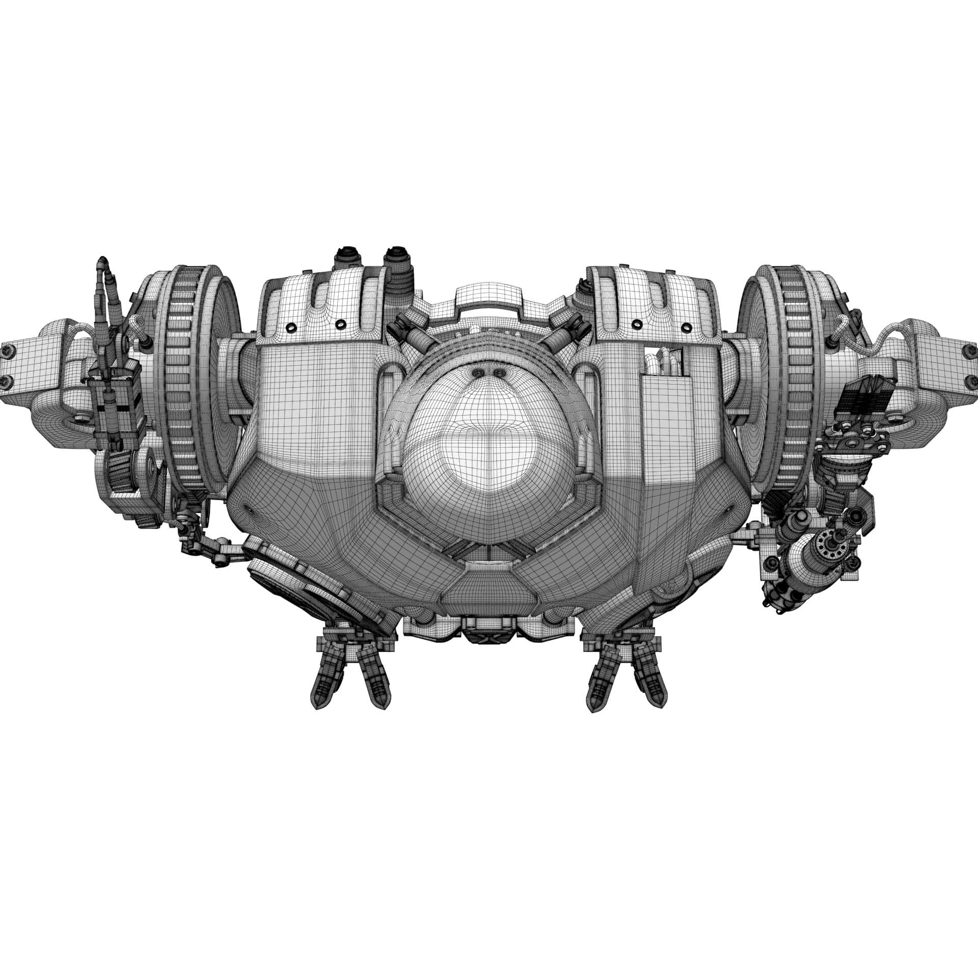 Cain RoboCop 2 Movie 1990 - 3D Model by RenderBlade