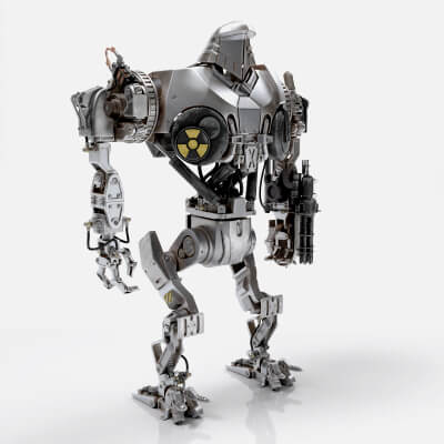 Cain RoboCop 2 Movie 1990 - 3D Model by RenderBlade