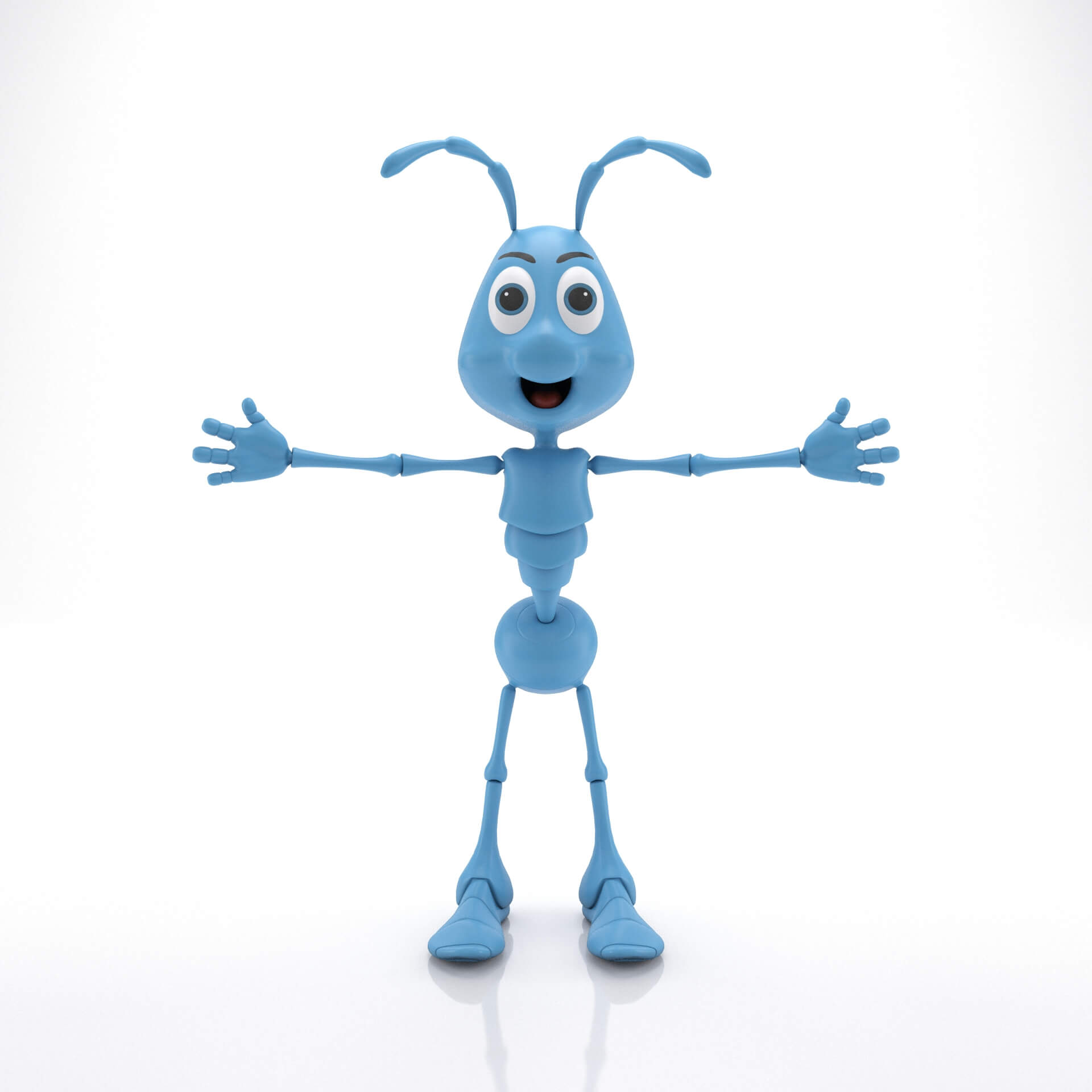 Cartoon Ant 3D Model by RenderBlade
