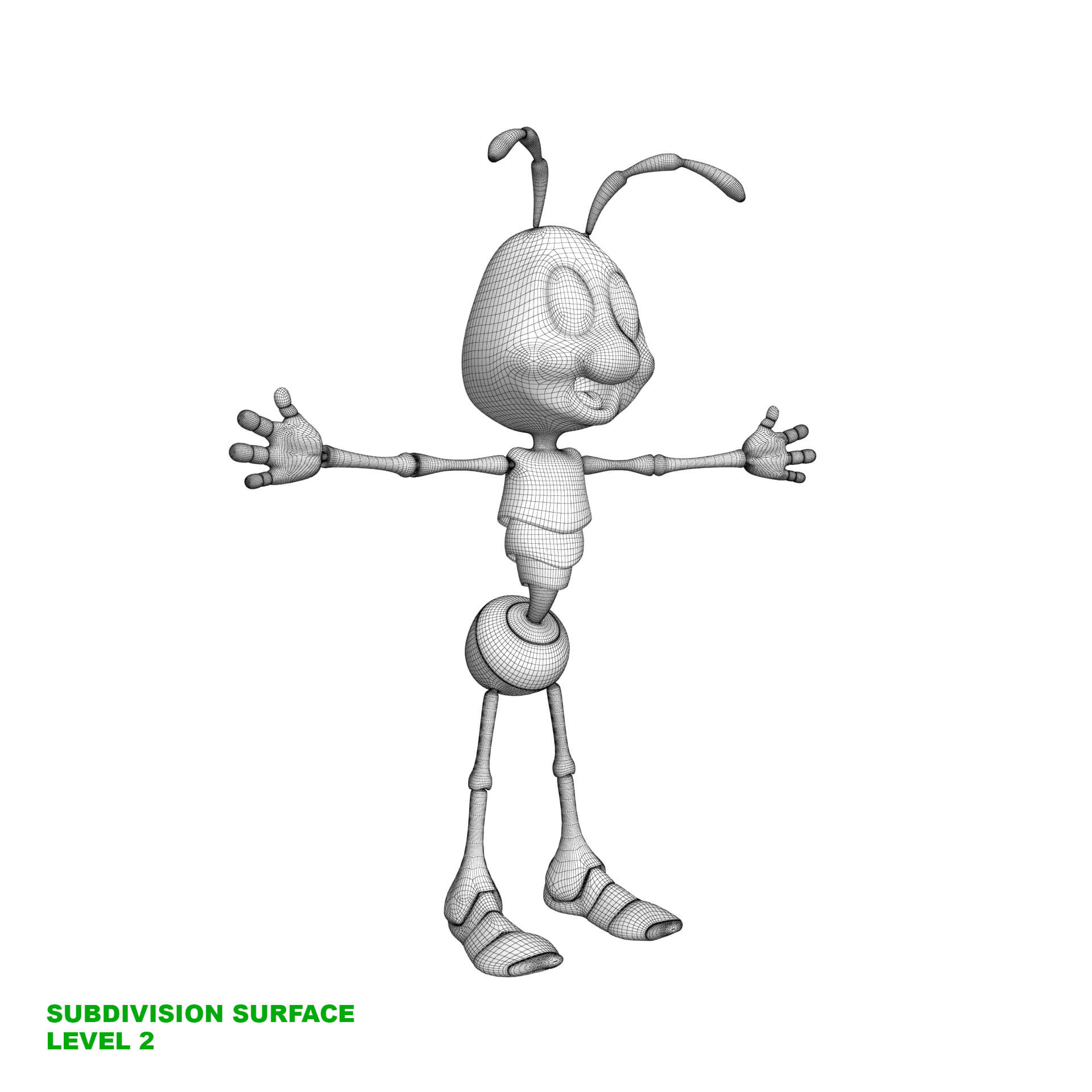 Cartoon Ant 3D Model by RenderBlade