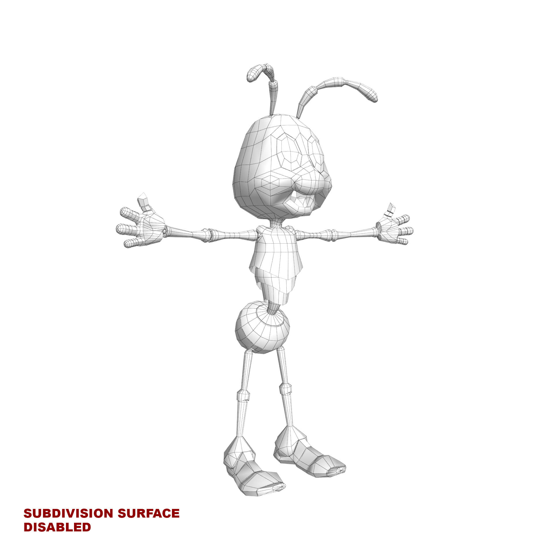 Cartoon Ant 3D Model by RenderBlade