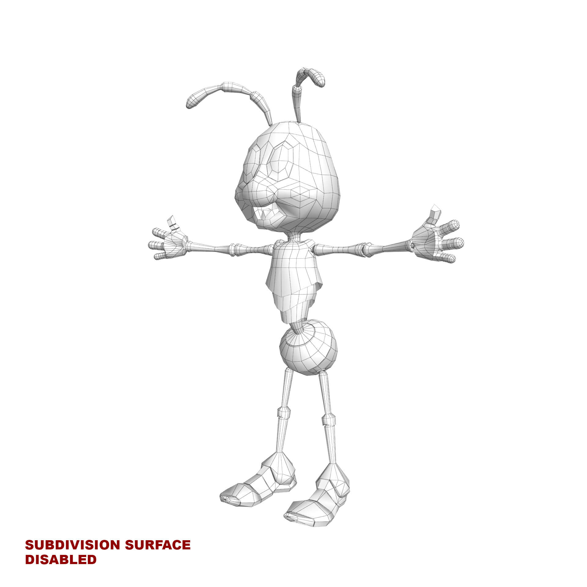 Cartoon Ant 3D Model by RenderBlade