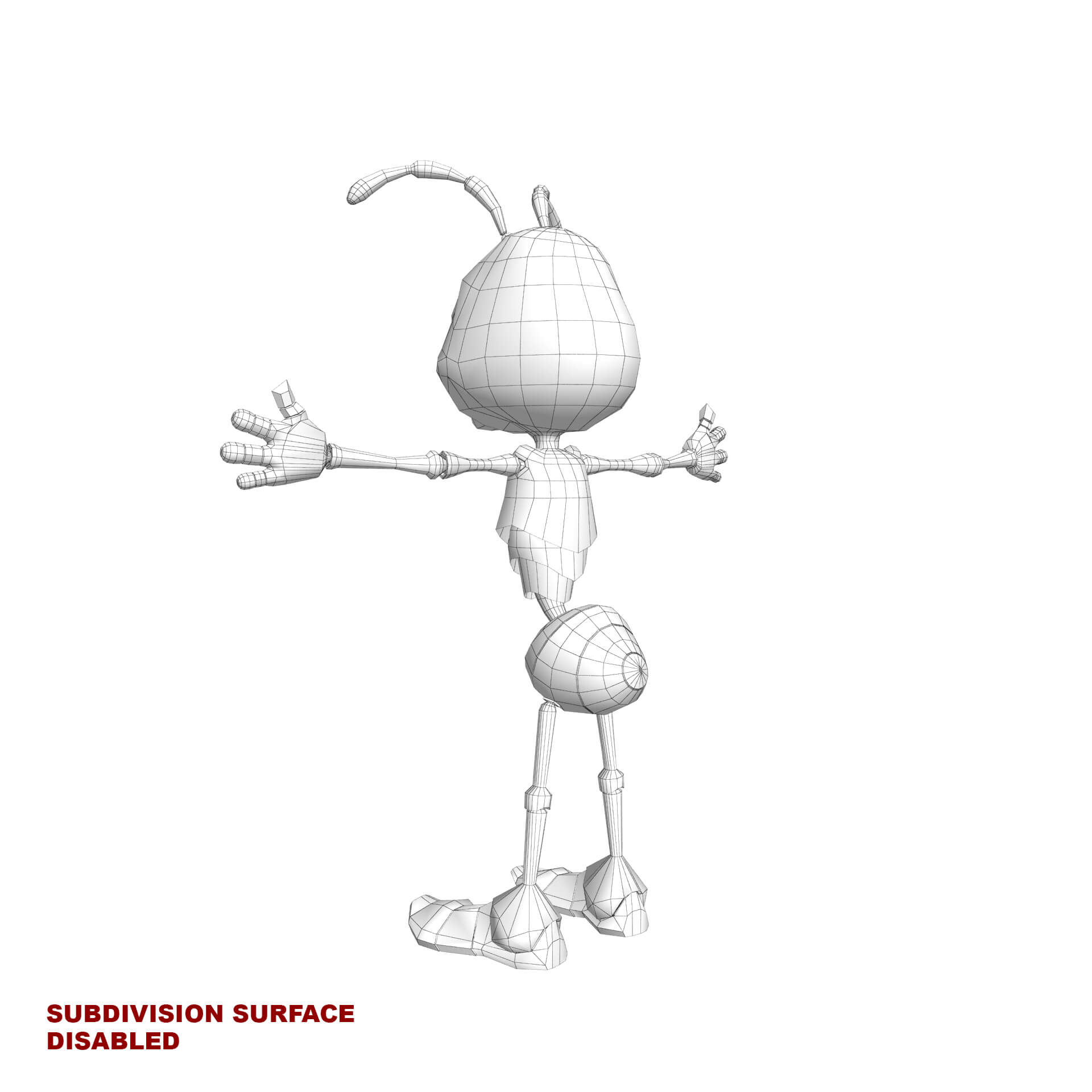 Cartoon Ant 3D Model by RenderBlade